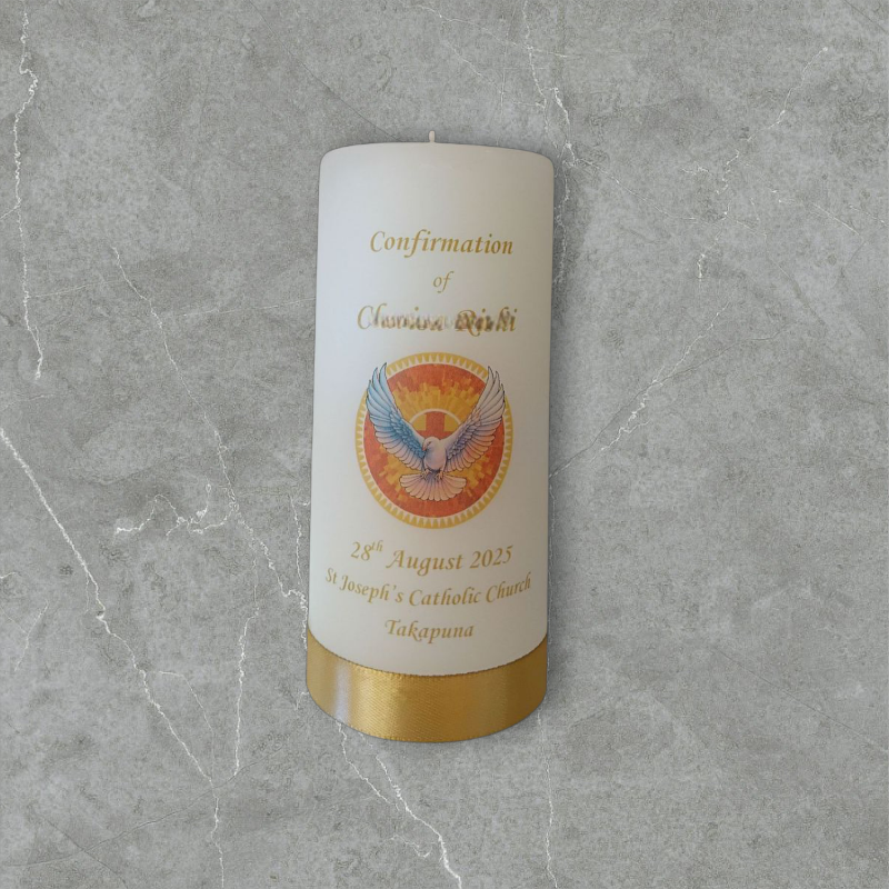 Confirmation Candles – St Joseph's Gift Shop & Christian Supplies Ltd